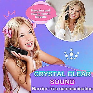 Wishouse Walkie Talkies for Kids Adults Long Range Rechargeable,Birthday Gift for 4-12 Year Old Girls Boys,Camping Gear Toys with Flashlight,SOS Siren,NOAA Weather Alert,VOX,22 Channels,Easy to Use