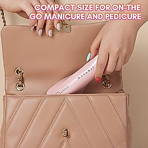 Makartt Mini UV LED Nail Lamp, Rechargeable Portable Light for Rhinestone Glue, Flash Curing Gel Polish Dryer with 2 Timers, Manicure Lamp for Nail Art