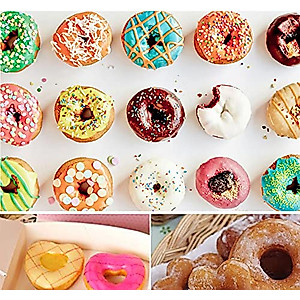 DD-life 8 Pcs Donut Maker Cutter, Doughnut Molds,DIY Donut Mold,Donut Cutter,Biscuit Stamp Cake Mould,Fondant Cake Bread Dessert Bakery Mould,Home Kitchen DIY Baking Tool
