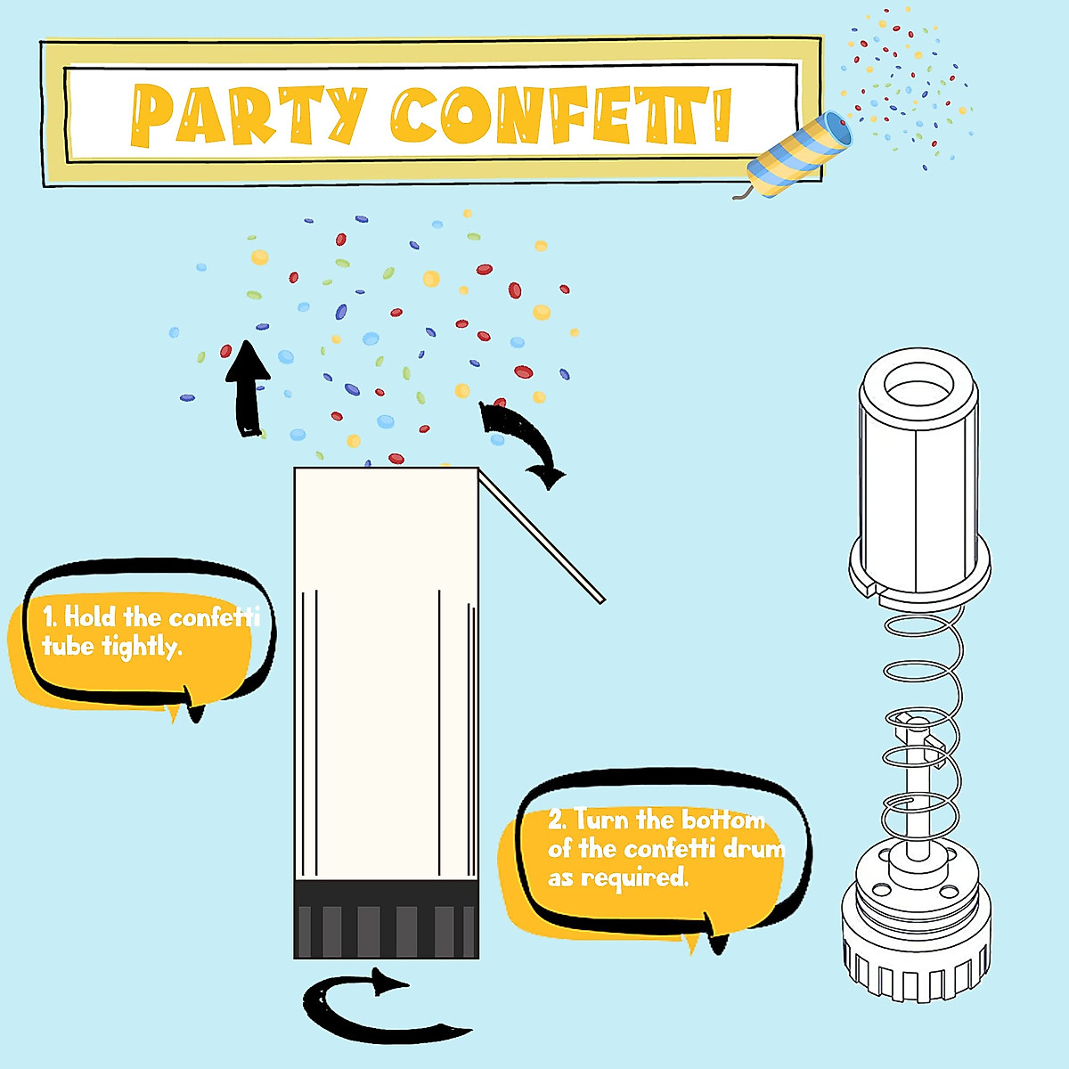 8 PCS Gold Confetti for Baby Shower Wedding Birthday Graduation Anniversary Christmas Party Supplies Decorations and Favors (8 PCS Gold)