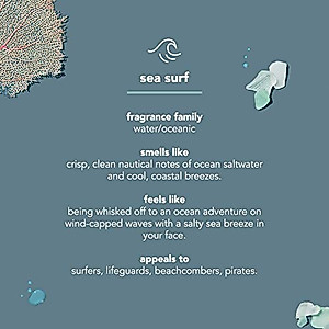 Method Men Post Shave Balm, Sea + Surf, 3.4 Ounces