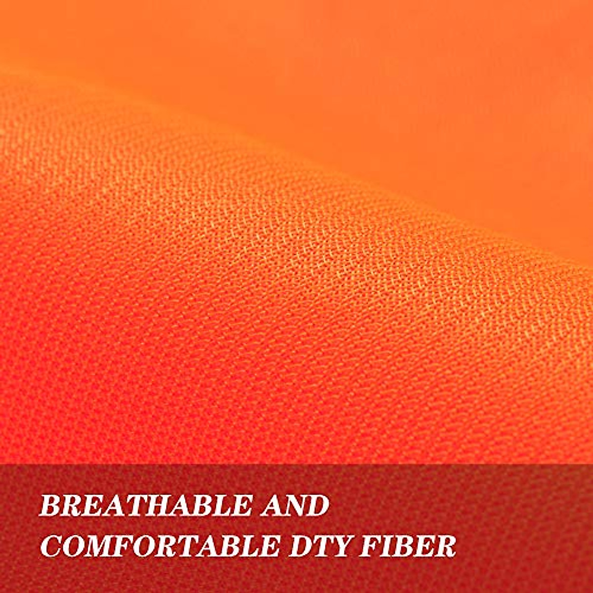 10 Pack Mount Marter safety vest reflective running vest for men and women, 360° super bright, High visibility & Long distance, Orange safety reflective vest for traffic, construction and outdoor work