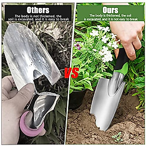 Gardening Tools,Garden Tools Set 9 Piece, Aluminum Garden Hand Tools Set Heavy Duty, Ideal Garden Tool Kit Gifts for Women, Outdoor Hand Tools with Garden Gloves,Trowel and Organizer Tote Bag
