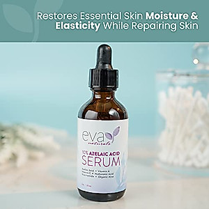 Azelaic Acid 10% Facial Serum, 2 oz., Skin Brightening Hyaluronic Acid and Niacinamide, Redness Relief , Fade and Repair Dark Spots