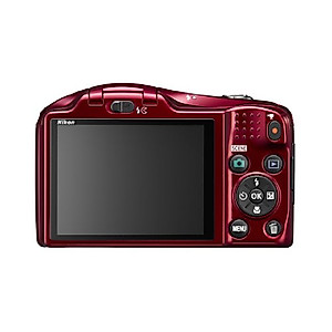 Nikon COOLPIX L620 18.1 MP CMOS Digital Camera with 14x Zoom Lens and Full 1080p HD Video (Red) (Discontinued by Manufacturer)