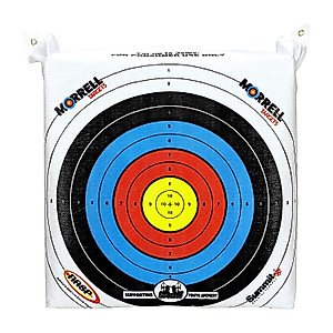 Morrell Lightweight Outdoor Portable Youth Kids Range NASP Field Point Archery Bag Target with 2 Sides and 4 Shooting Spots for 30 Pound Bows M-109