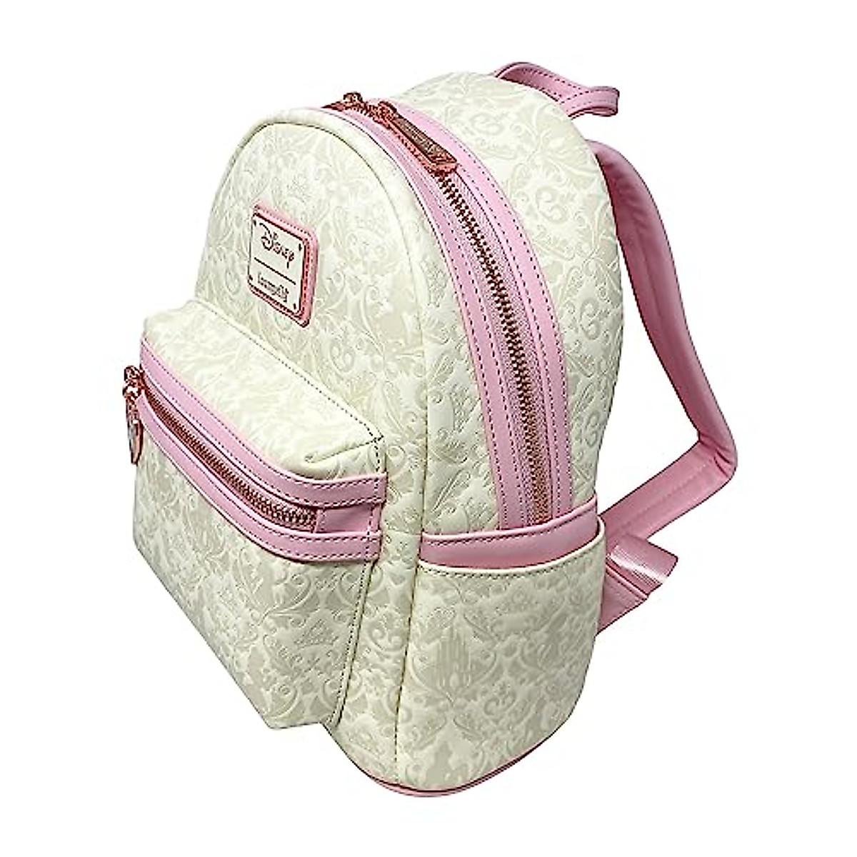 Loungefly Disney Princesses Damask Debossed Womens Double Strap Shoulder Bag Purse