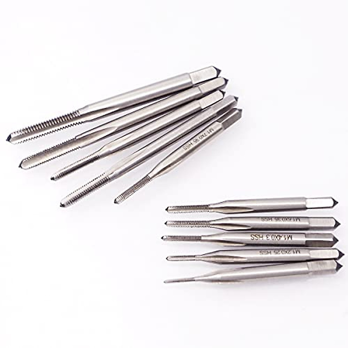 Wolfride Micro Tap Drill Bit Set Metric Thread Tap Drill Bits Set M1 M1.2 M1.4 M1.6 M1.7 M1.8 M2 M2.5 M3 M3.5 Mini Tapping Tool Tool