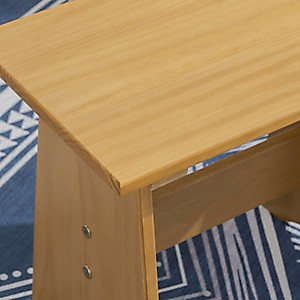 Linson Small Back Rest Bench Honey