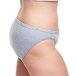 Hanes womens Cotton, Available Multiple Pack Sizes bikini underwear, 10 Pack - Assorted 1, 6 US