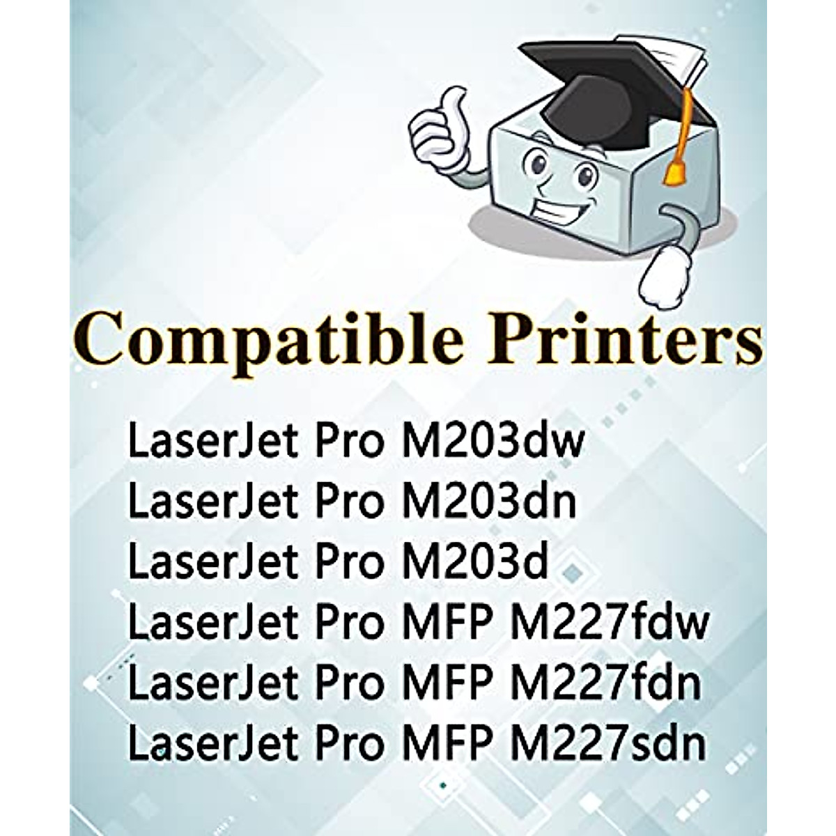 MM MUCH & MORE Compatible Toner Cartridge Replacement for HP 30A CF230A 30X CF-230A to use with M203d M203dn M203dw MFP M227d MFP M227fdn MFP M227fdw Printers (1-Pack, Black)