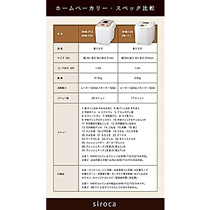siroca home bakery [fresh butter/buckwheat/rice cakes also make] SHB-122