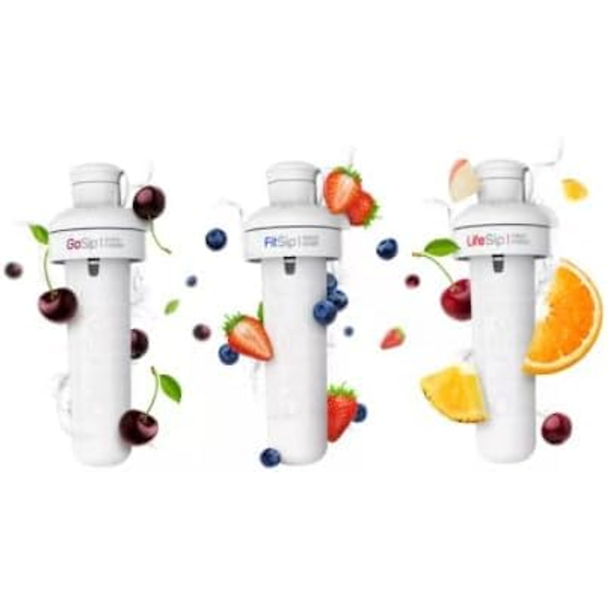 Cirkul 22oz Stainless Steel Water Bottle with 3 Flavor Cartridges