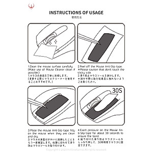 [Grip Upgrade] HOTLINEGAMES 2.0 Plus Anti Slip Grip Tape Compatible with Model O- Odin Minus Gaming Mouse Skins,Sweat Resistant,Cut to Fit,Easy to Apply,Professional Mice Upgrade