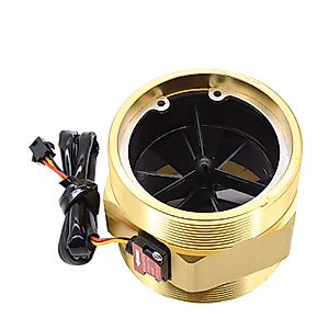 1/2" 3/4" 1" 3" Water Flow Sensor Brass 1.75MPa Sensor Turbine Flowmeter DC5~18V Used to Measure The Flow of The Medium (Size : 3/4")