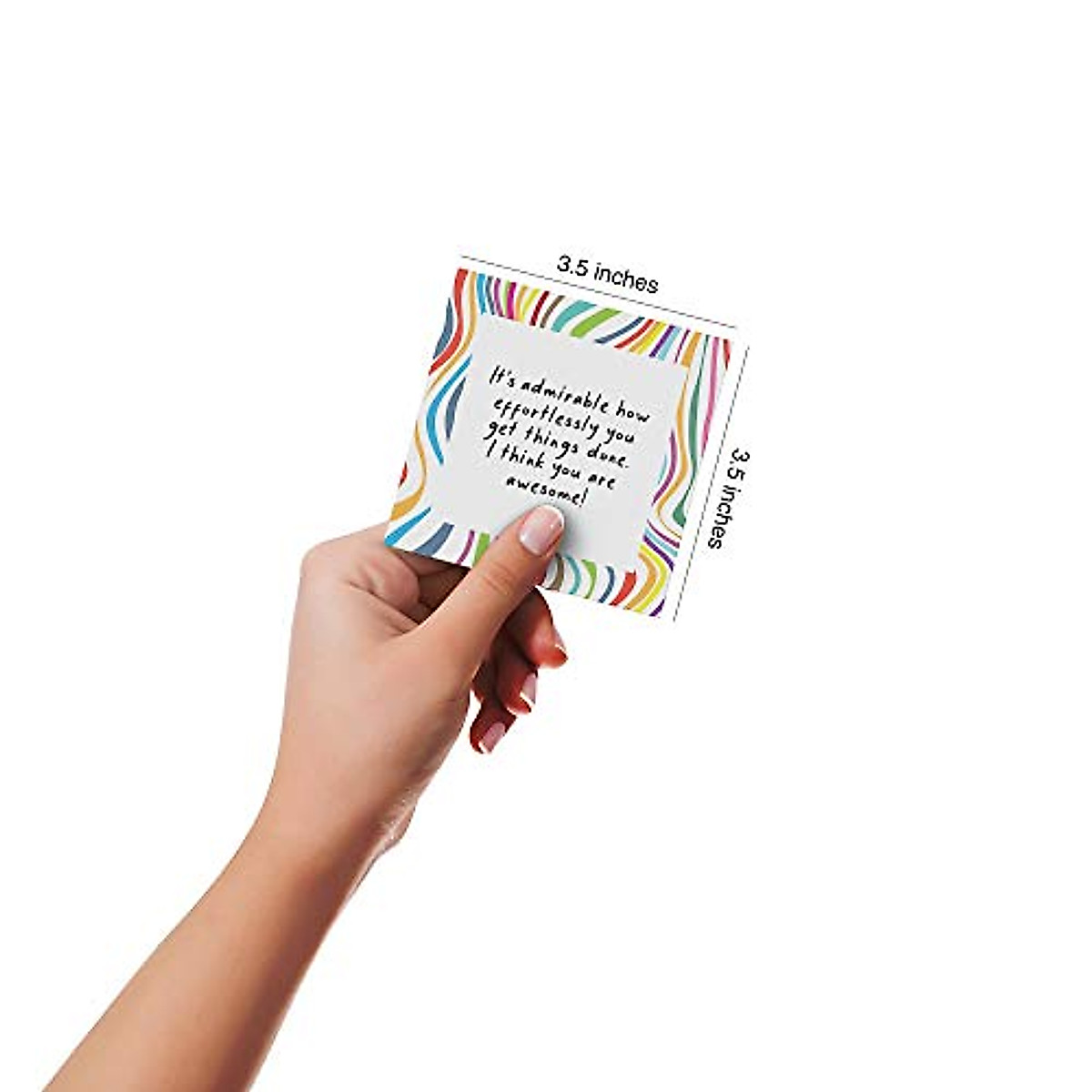 Dessie Inspirational Cards With Envelopes and “You’re Awesome” Seals. “Post-it” Note Size Appreciation Cards. Encouragement Cards. Gratitude Cards. Positive Affirmations Cards, 60 Cards