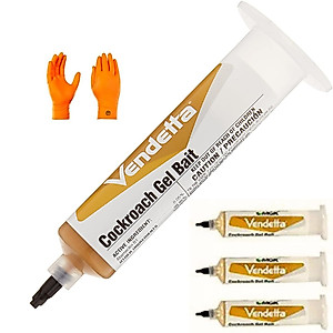 Vendetta Cockroach Gel Bait | Premium USA Supply Gloves for Safe Eradication | USA Supply Pest ID Card