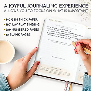 Gratitude Journal for Women - 5 Minute Journal a Day for Positivity and Mindfulness - Guided Journal with Prompts, Affirmation Journal, Mindfulness Journal for Women, Daily Journal for Self Care