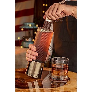 12 Gauge Patriotic Whiskey Decanter for Liquor Scotch Bourbon