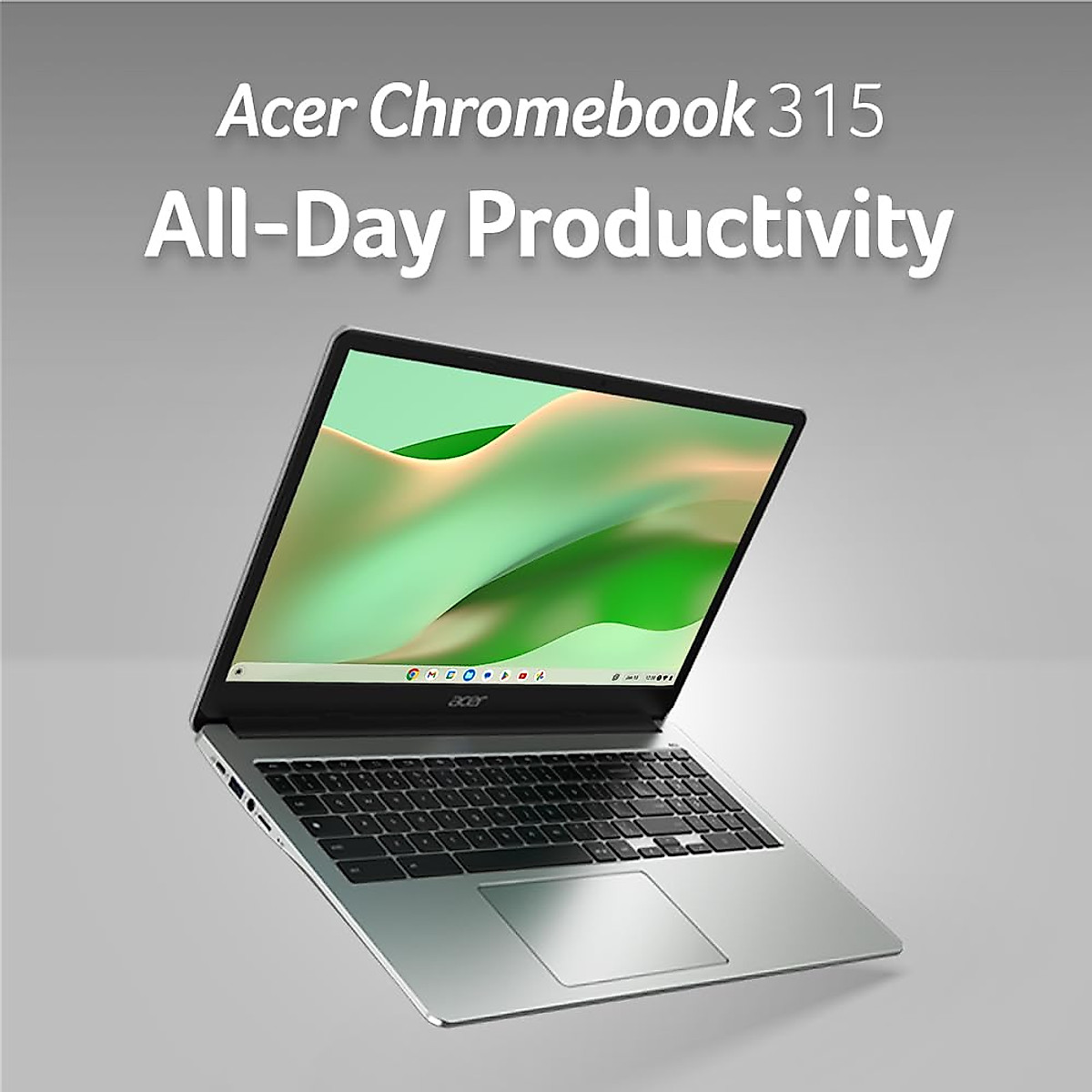 Acer 315 15.6" Chromebook Intel Celeron N4500 1.1GHz 4GB RAM 64GB Flash Chrome OS (Renewed)