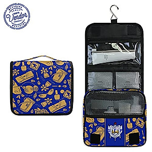 BBGreek Sigma Gamma Rho Official Vendor - Travel Toiletry Hanging Bag Organizer - Greek Letters - SGRho - Sorority Paraphernalia