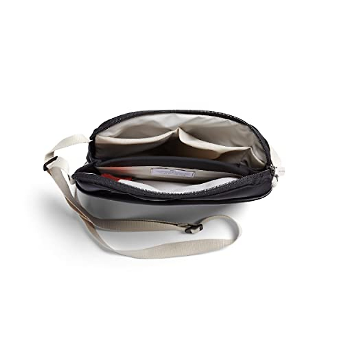 Bellroy City Pouch Plus Premium – (Slim Leather Crossbody Bag) - BlackSand