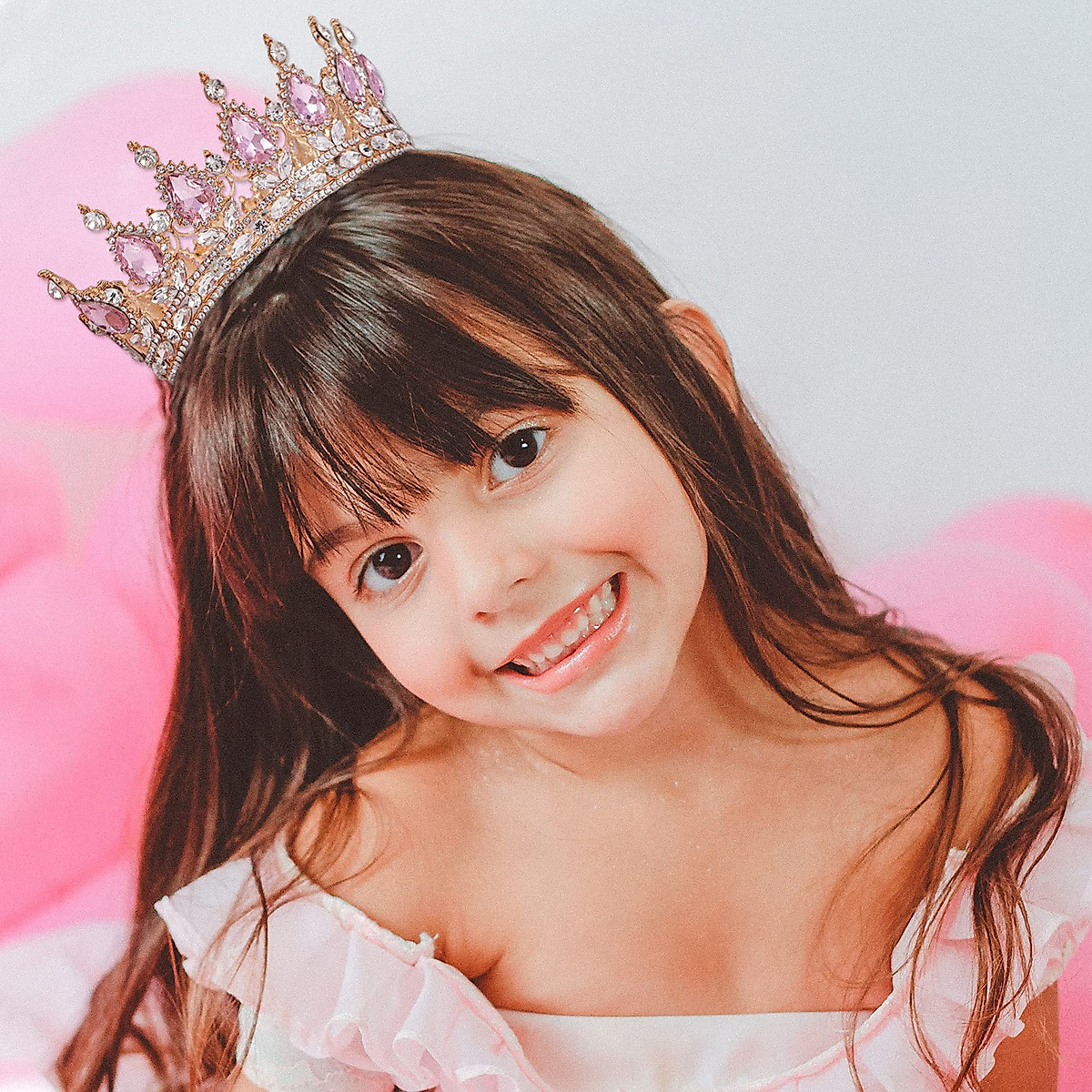 Princess Crowns and Tiaras for Little Girls - Crystal Princess Crown, Birthday, Prom, Costume Party, Queen Rhinestone Crowns