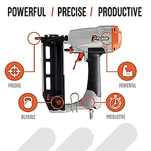 Paslode, Pneumatic Finish Nailer, 515500, 16 Gauge, Air Compressor Powered