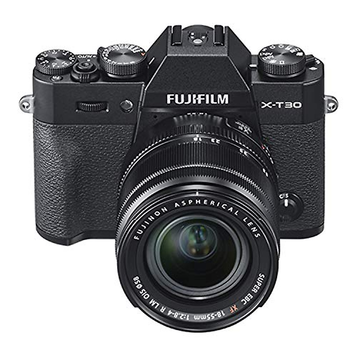 Fujifilm X-T30 Mirrorless Digital Camera w/XF18-55mm F2.8-4.0 R LM OIS Lens - Black