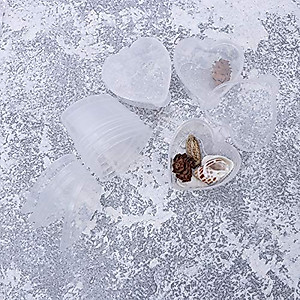 ULTNICE 100PCS Plastic Slime Containers Empty Spice Containers Plastic Jars with Lids