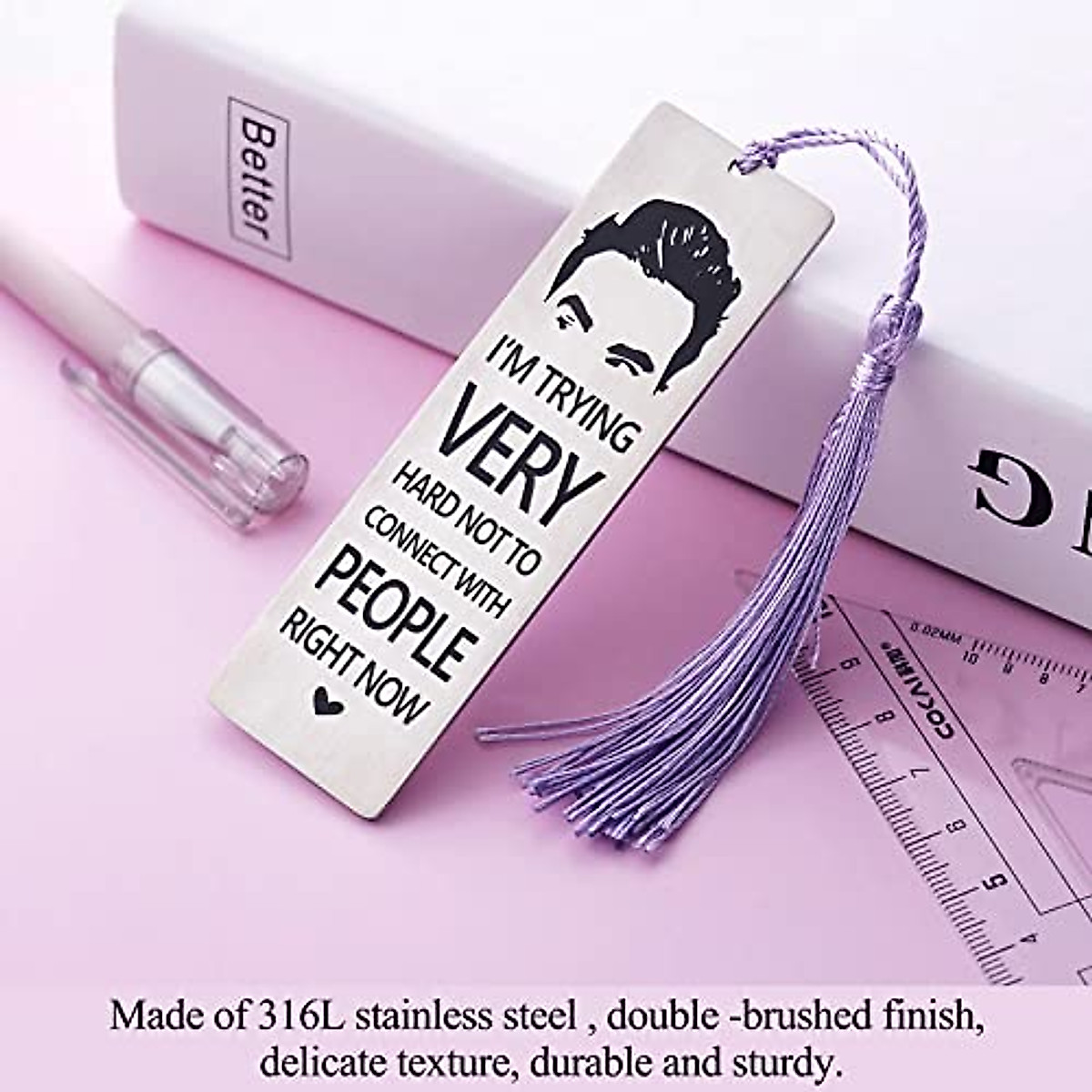 Ew David Rose Gift Bookmark SC Gifts TV Show Merchandise Bookmarks for Book Lovers