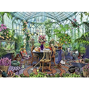 Ravensburger Greenhouse Morning 500 Piece Puzzle - Unique Artistic Experience | Materials | Perfect Fit Technology | Ideal for Family Gatherings | FSC-Certified Materials