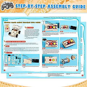 EDUJOY Kids Toys for 6 7 8 9 10 Year Old Boys Gifts,STEM Projects Science Kits Crafts for Kids Ages 8-12,DIY Model Cars Kit Educational Building Toys for 6 8 10 Year Old Boys Toys Age 6-8-10-12, Teen