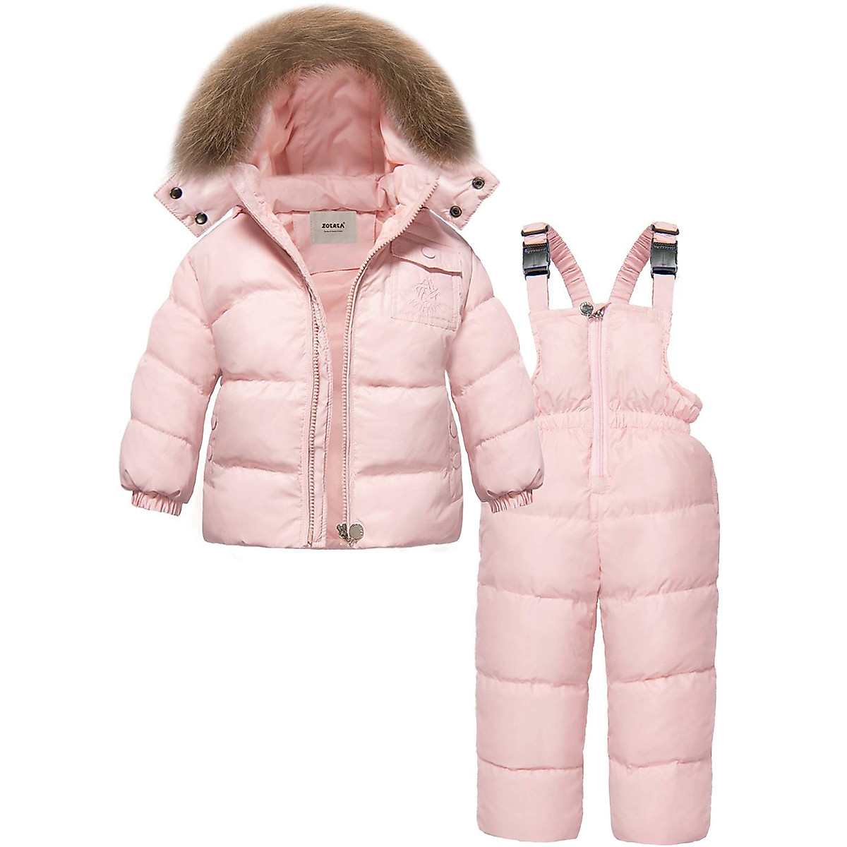 ZOEREA Girls Winter Snowsuit Children Clothing Sets