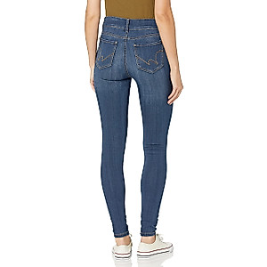 WallFlower Women's Ultra Skinny Mid-Rise Insta Soft Juniors Jeans (Standard and Plus), Hayden Pure, 9