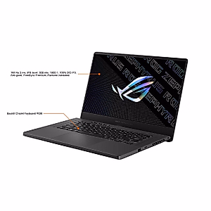 ASUS ROG Zephyrus G15 Slim Flagship Gaming Laptop, 15.6" 165Hz QHD (2560x1440) 100% DCI-P3 Pantone, AMD Ryzen 9 5900HS 8 Cores, GeForce RTX 3060, RGB Backlit KB, Wi-Fi 6 (40GB RAM | 2TB PCIe SSD)