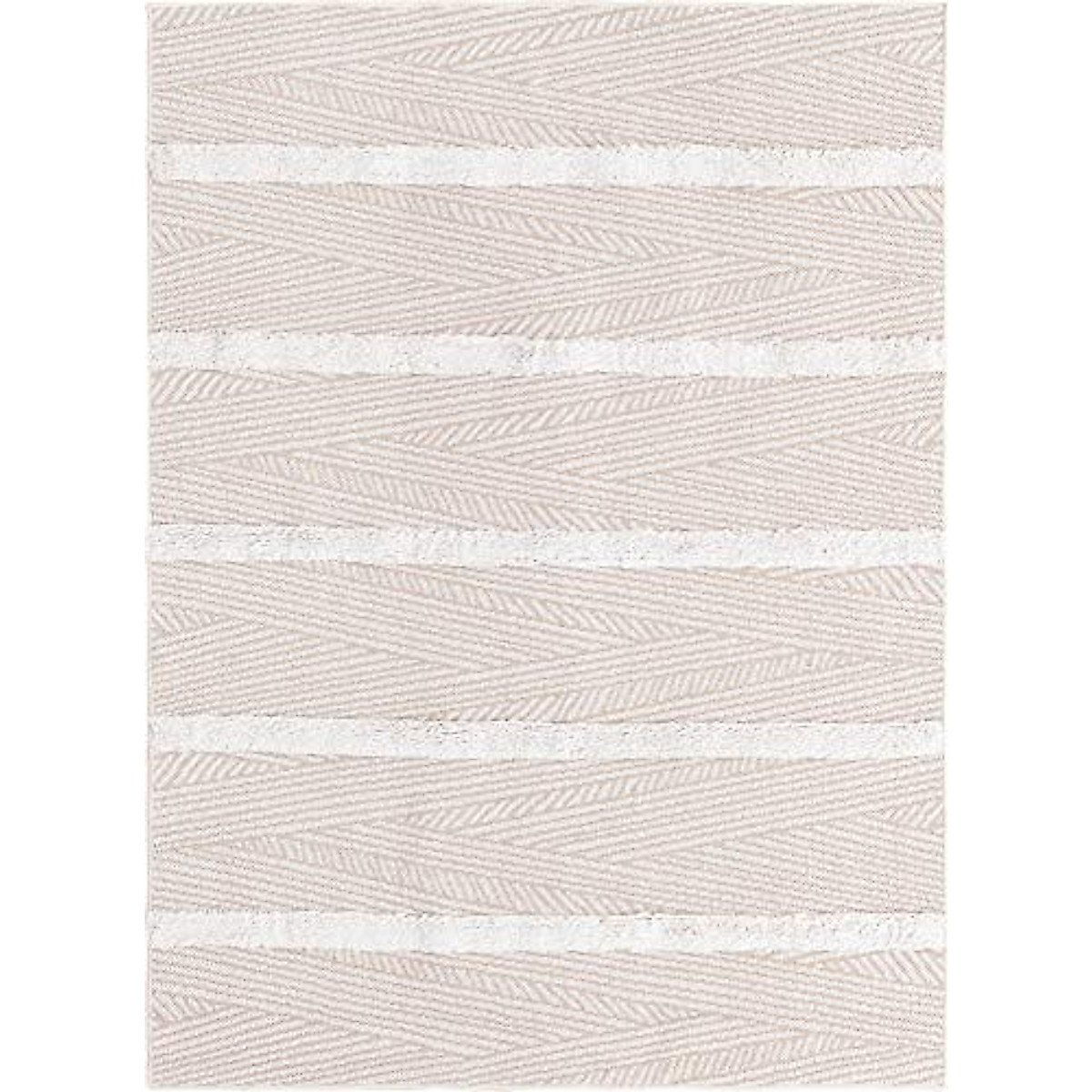 Rugs.com Sabrina Soto Casa Collection Rug – 4' x 6' Beige High Rug Perfect for Entryways, Kitchens, Breakfast Nooks, Accent Pieces