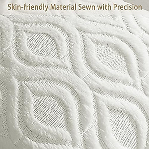 Volcanics Decorative Throw Pillow Covers 18x18 Inch, Faux Wool Plush Couch Cushion Cases Soft Fluffy Boho Pillowcases, Set of 2, Cream Beige