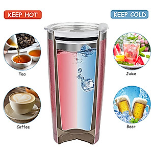 Moyel Birthday Gifts for Women 20Oz Travel Tumbler Cup Coffee Mug with Lid Birthday Gifts for Mom Sister Birthday Gifts from Sister Birthday Gifts for Her Best Friend Wife Girlfriend Grandma