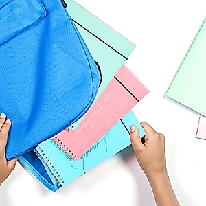 EOOUT 3 Pack Dotted Spiral Notebook, 8.5" x 11", A4 Journal for Women, Back to School, Thick Plastic Cover, 100gsm, for School, Office, Artist Writing/Drawing (Candy Colors)