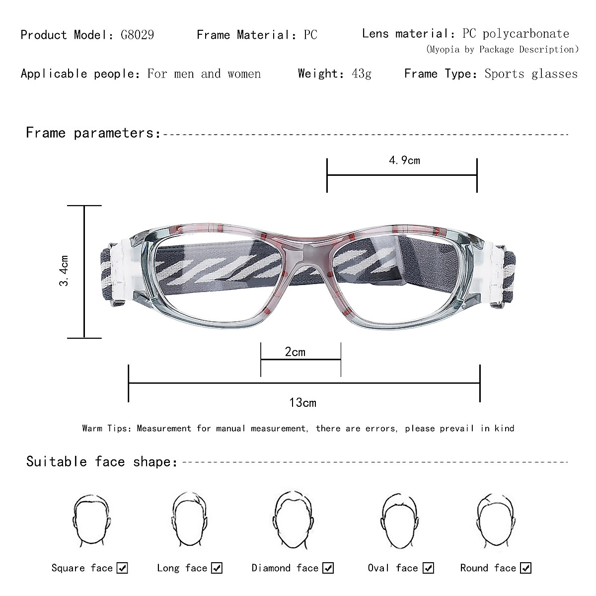 Sports Goggles Basketball Soccer Safety Goggles Eyewear cratch Resistant Protective Eyewear Kids Sports Adjustable Glasses