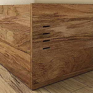 Sauder Cannery Bridge Twin Mate's Bed in Sindoori Mango, Sindoori Mango Finish