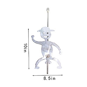 Monoc, Steel Hot DogMarshmallow Roasters - Funny Women Men Shaped Stainless Steel Camp Fire Roasting Stick - Funny Metal Craft Skewer Stick - Barbecue Forks for Bonfire Campfire and Grill (C)