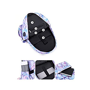 Rcuyyl Teens Bookbag Schoolbag 3pcs Set Backpack 3pcs Set Cute Kawaii Rucksack for School Bag Cute Aesthetic Backpack Travel Rucksack School Bag (Black)