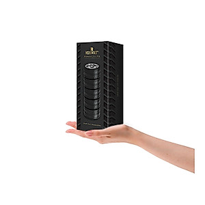 MISHOWNET Tyre Tire Coffee Tea Mug Stainless Steel Interior Durable Cup Personalized Attractive Mug Gift for Car Lover 320ml 11oz Black MCCM01B