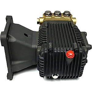 4000PSI Pressure Washer Pump Horizontal Shaft 1" For Devilblis EXHP3640 For Annovi Reverberi RKV4G36 For EB4040HA For Honda GX340 11HP GX390 13HP With Pressure Gauge 3/8 Inch Quick Connect