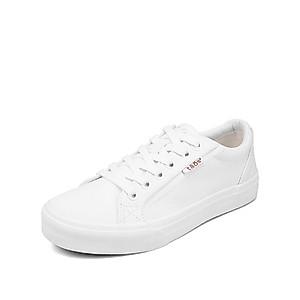 Taos Plim Soul Women's Sneaker-Stylish Platform Sneaker with Curves & Pods Removable Footbed, Arch Support, Classic Design for Everyday Fashion, All Day Comfort White 9 (M) US