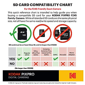 KODAK PIXPRO Friendly Zoom FZ45-WH 16MP Digital Camera with 4X Optical Zoom 27mm Wide Angle and 2.7" LCD Screen (White)