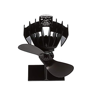 Ecofan® UltrAir, Classic Styled, Heat Powered Wood Stove Fan, 125 CFM, 810CAXBX, Mid-Sized, 7.9" Blade, Black