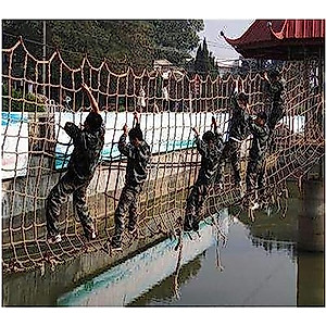 EkiDaz HXRW Rope Net Climbing Net for Kids Safety Net Anti-Fall Net Durable Protective Rope Net for Playground Climbers Equipment Playground Sets for Backyards (Size : 2 * 4m(6.6 * 12.12ft))